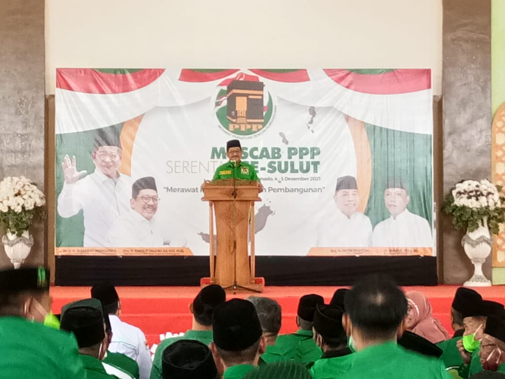 Muscab Serentak PPP se-Sulut Resmi Dibuka Zainud Tauhid Sa'adi